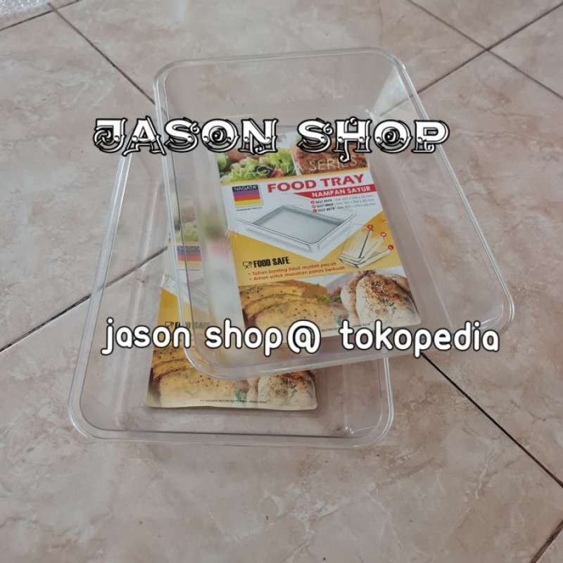 Promo Nampan Makanan Nagata 8858/food Tray Nagata 8858/nampan Bening ...