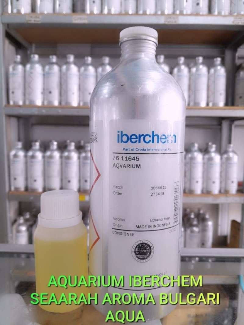 Jual AQUARIUM IBERCHEM SEARAH AROMA BULGARI AQUA KEMASAN RIPACK 100 ML ...
