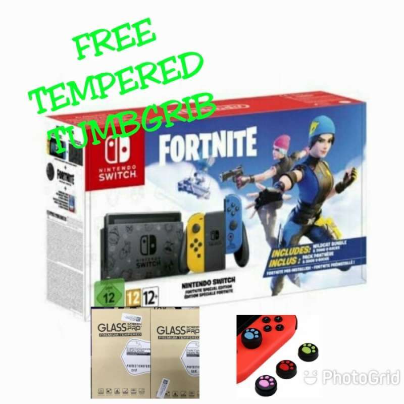 Promo NINTENDO SWITCH CONSOLE FORTNITE EDITION / SWITCH FORTNITE V2 ...