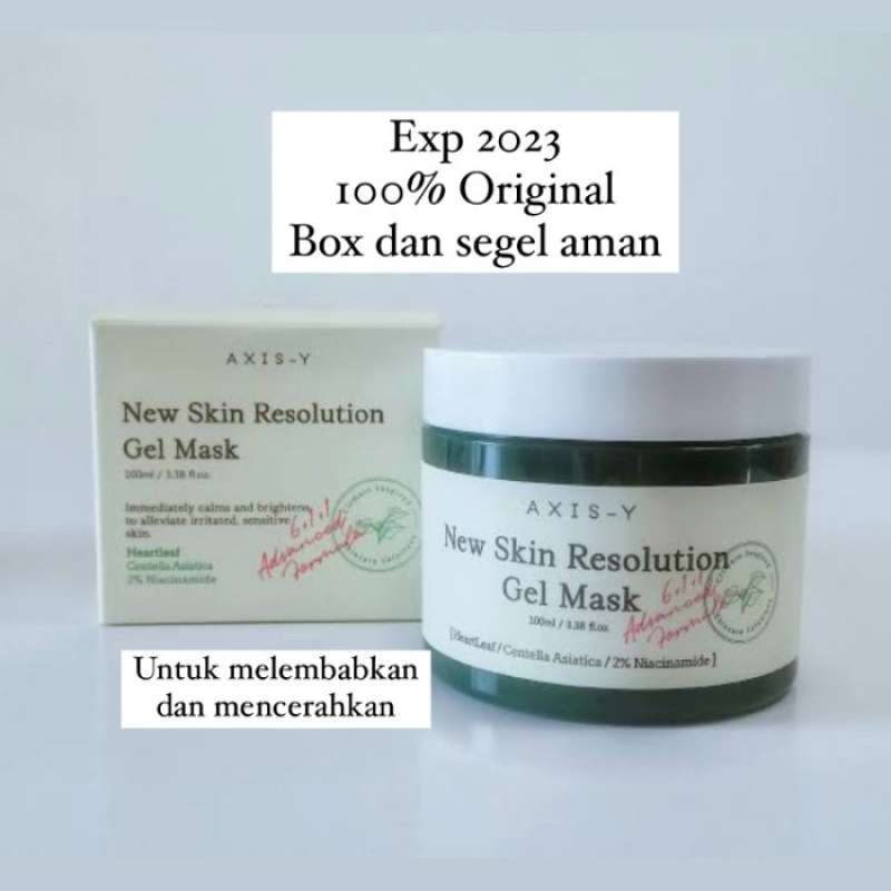Jual AXIS-Y New Skin Resolution Gel Mask FULL SIZE 100ml di Seller ...