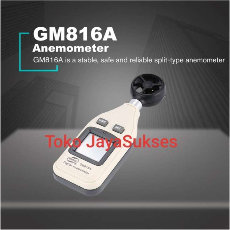 Jual Alat Ukur Kecepatan Angin - Digital Wind Speed Anemometer With Lcd ...