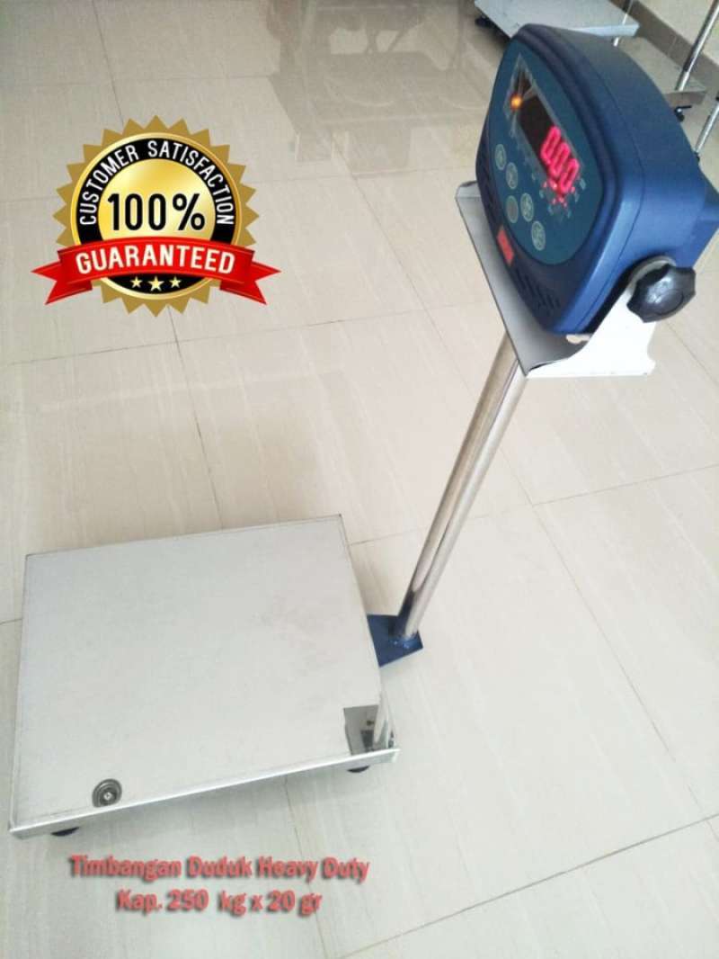 Jual Timbangan Duduk Digital Bench Scale Heavy Duty Kapasitas 250kg X 20 Gr Di Seller Umar Store ...