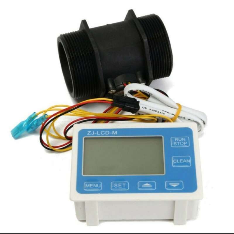 Jual FLOW SENSOR 2 INCH WATER FLOW SENSOR WITH LCD DISPLAYCONTROL di ...