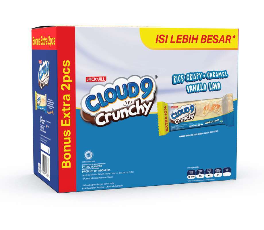 Jual WHS - Cloud9 Crunchy Vanilla [15.5 g x 26 Pcs] di Seller URC Store - Slipi, Kota Jakarta ...