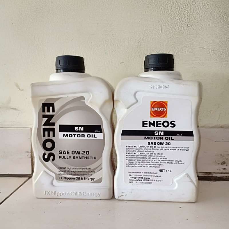 Promo Oli Mobil Eneos Sae 0W-20 Fully Synthetic Kemasan 1 Liter Sn Motor Oil Diskon 16% di ...