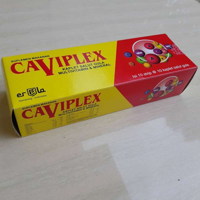 Jual Caviplex Suplemen Makanan Multivitamin Dan Mineral Di Seller ...