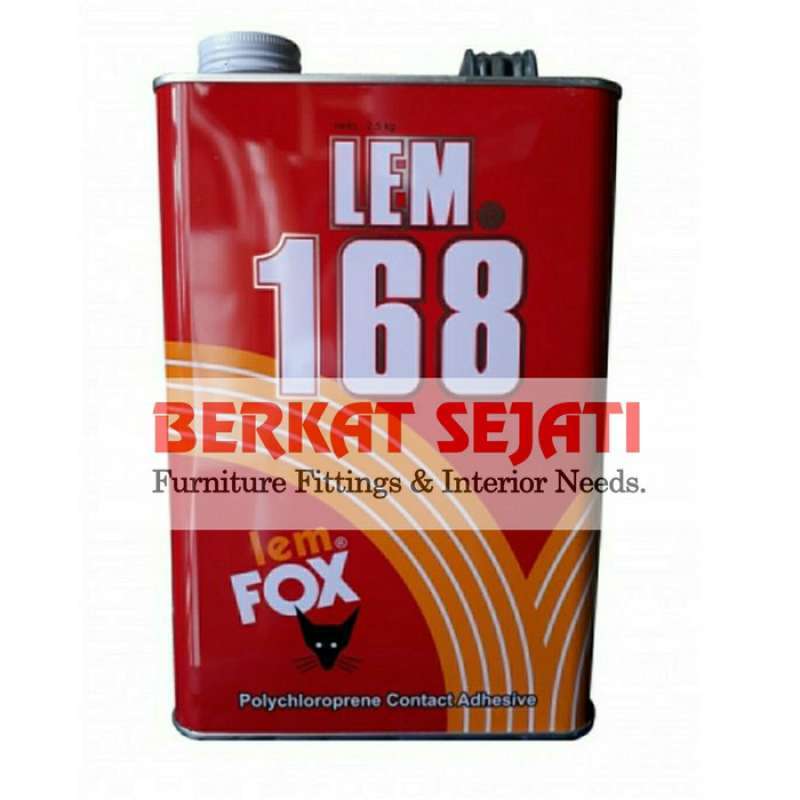 Promo Lem Fox Kuning 168 Polos Galon 2.5 Kg Lem Hpl Lem Kuning Diskon ...