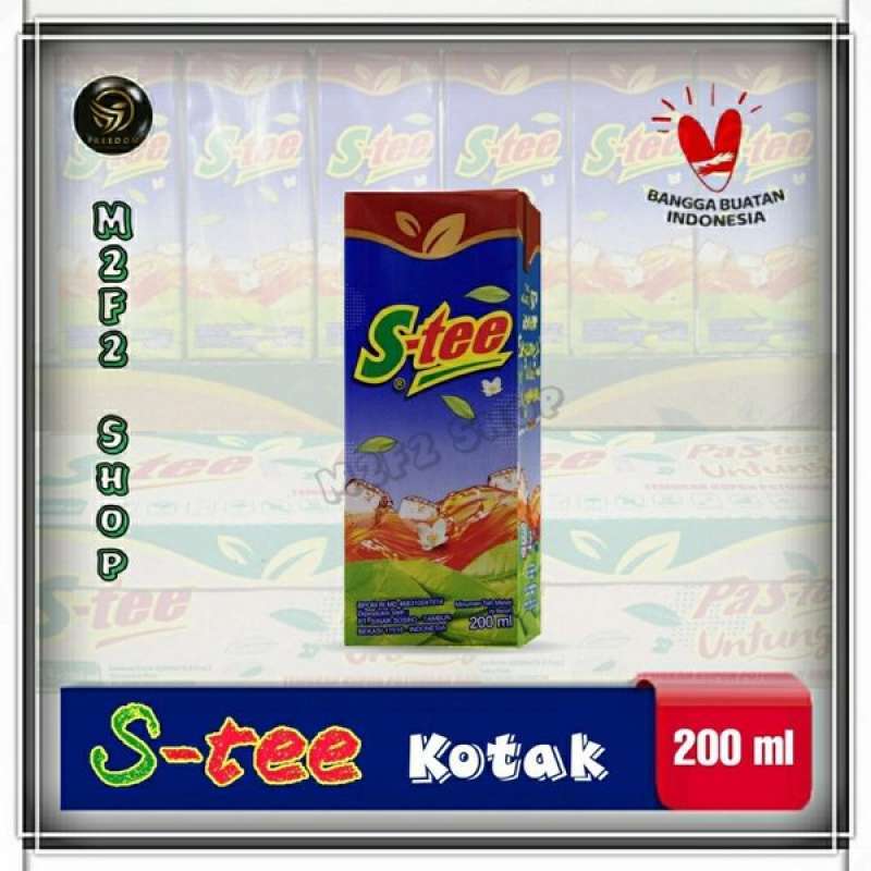 Promo S-tee / Stee Minuman Teh Kotak - 200 Ml (kemasan 12 Pcs) Diskon ...