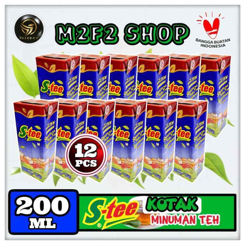 Promo S-tee / Stee Minuman Teh Kotak - 200 Ml (kemasan 12 Pcs) Diskon ...