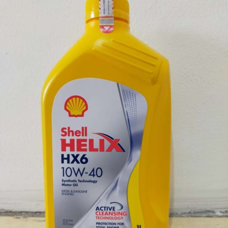 Jual oli mesin shell hx6 sae 10/40 kemasan liter di Seller Mqueen Auto ...
