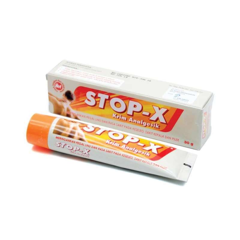 Jual Stop-x Krim Analgesik 30 Gr / Pegal/ Pereda Nyeri/ Linu Di Seller ...