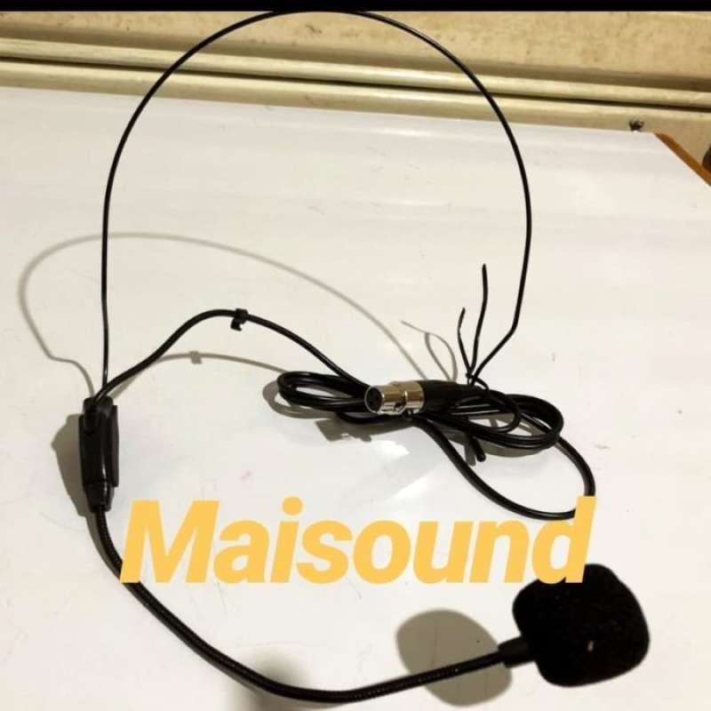 Jual Limited Mic Headset Bando Jack 3 Pin Untuk Wireless Microphone New ...