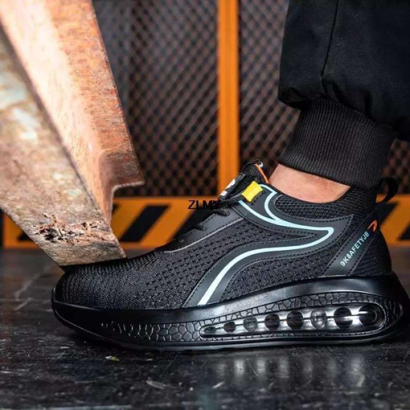 Jual sale!!! Sepatu Safety Sneakers Original Ringan Sepatu Kerja Anti ...