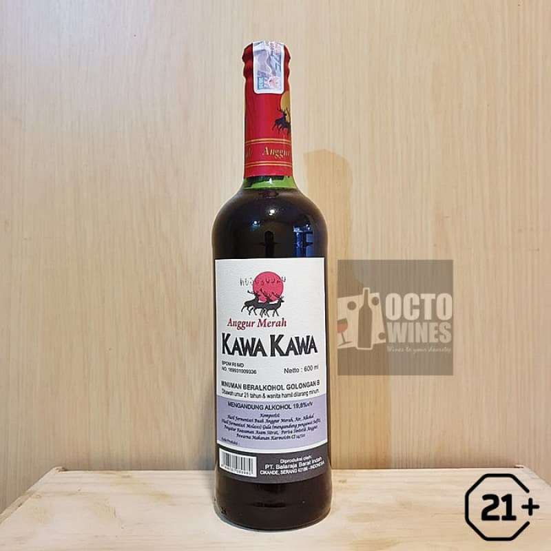 Jual ORIGINAL ASLI ORI Anggur Merah Kawa Kawa Kawakawa 600ml Amer ...