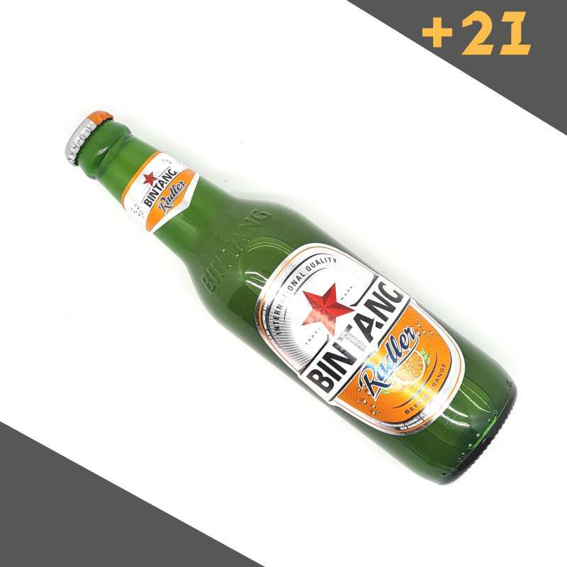 Jual Beer / Bir Bintang Radler Orange Botol 330ml di Seller Toko May ...