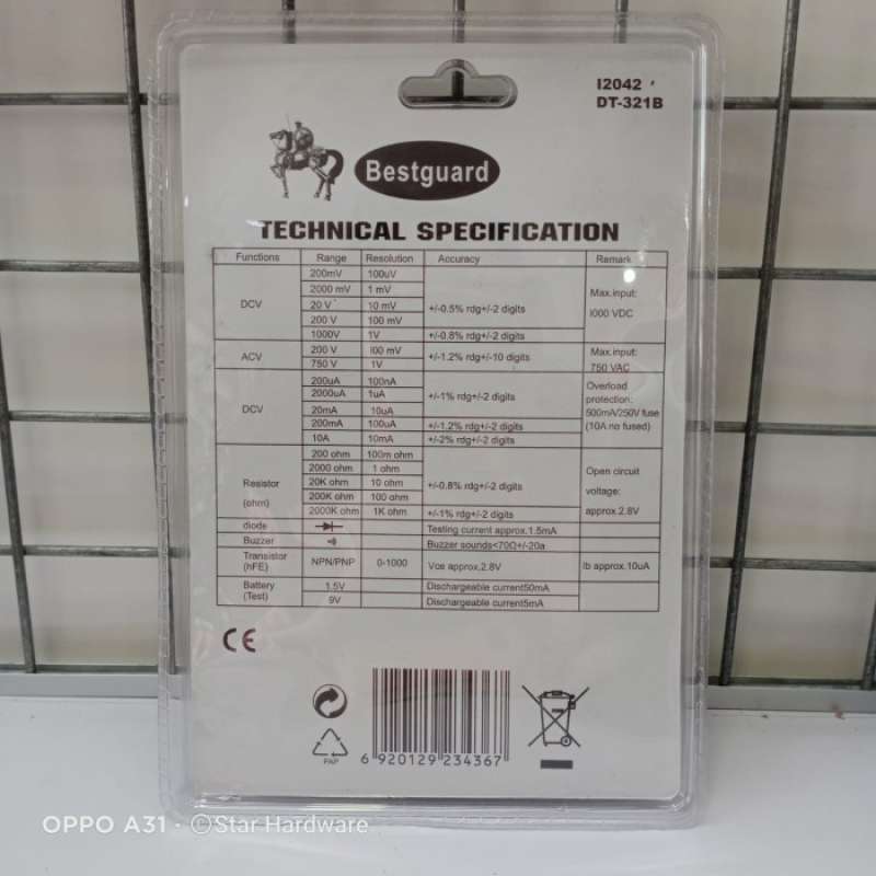 Promo Bestguard Avometer Digital Multimeter Pengukur Arus Listrik ...
