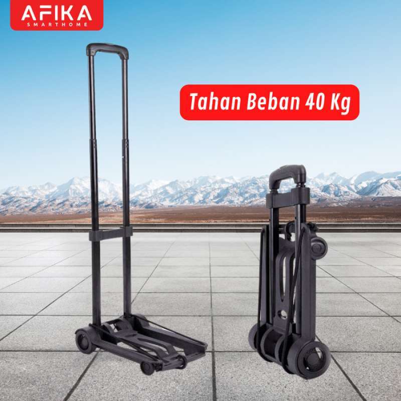 Promo Troli Alat Angkut Barang Mini 4 Roda Lipat Angkut Troly Trolley ...