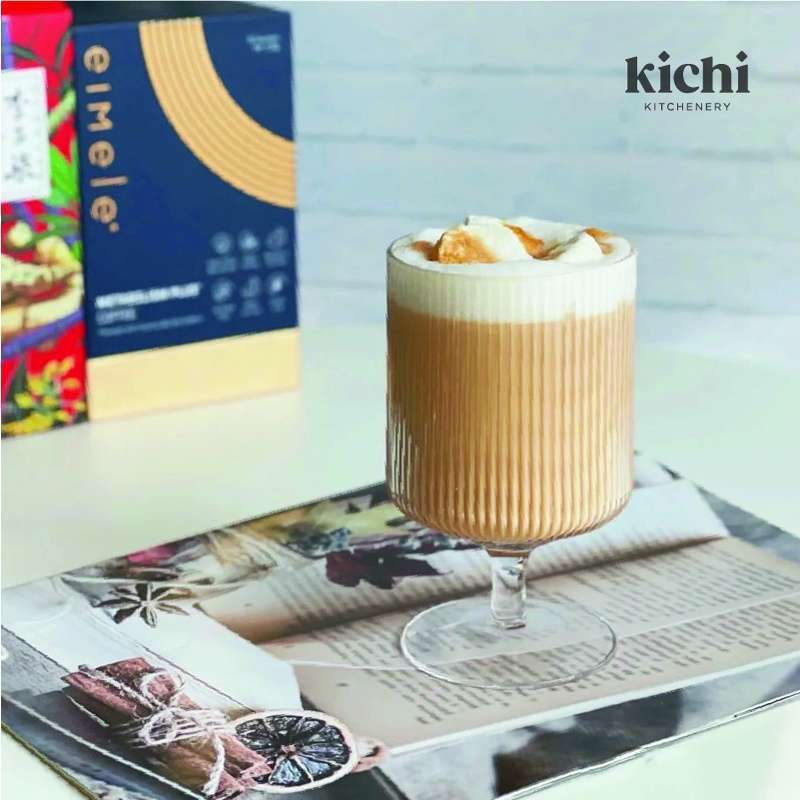 Jual SORA Ripple Ice Cream Crystal Glass 300ml Gelas Es Krim Puding ...