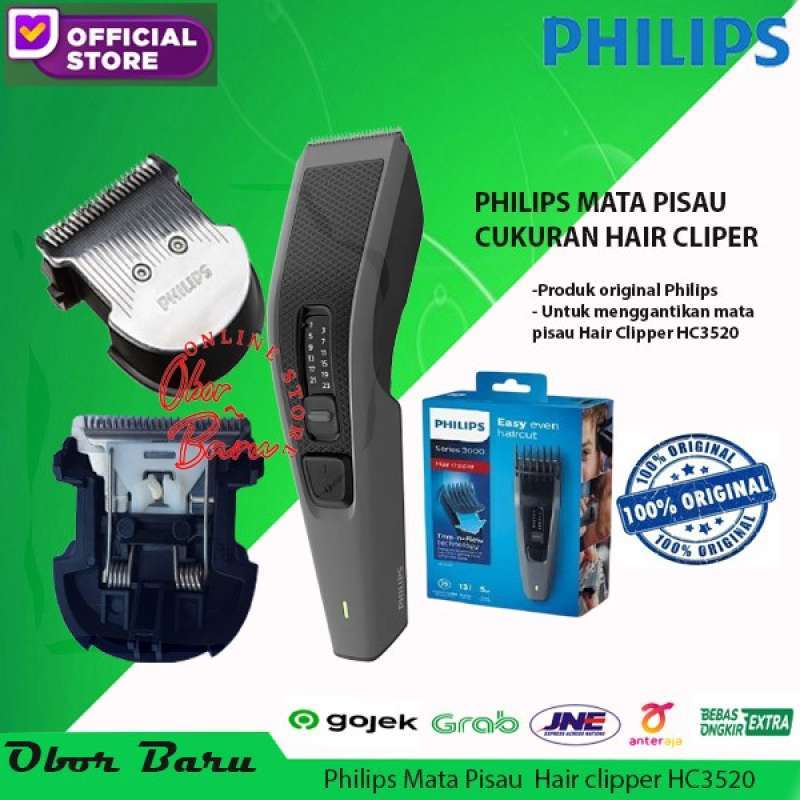 Promo Philips mata pisau hair clipper HC3520 Diskon 23% di Seller ...