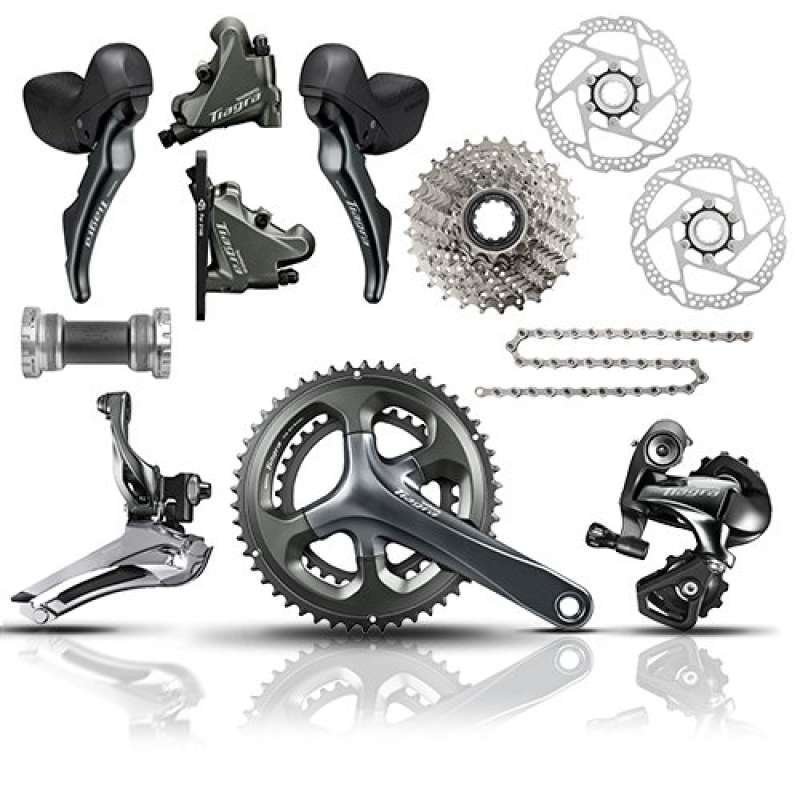 Jual Groupset Shimano Tiagra 4720 Disc Brake 2 X 10 Speed Hydraulic Di ...
