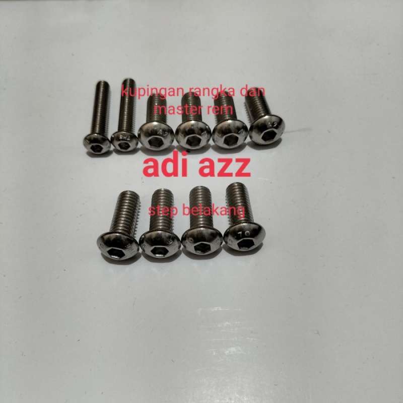 Jual baud mur kupingan rangka dan step belakang satria 2tak lumba hiu ...