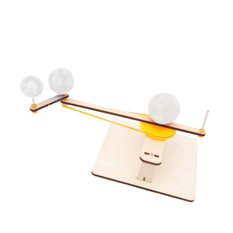 Promo DIY Assembled Earth Moon Sun Model Kits Physics Teaching Tool ...