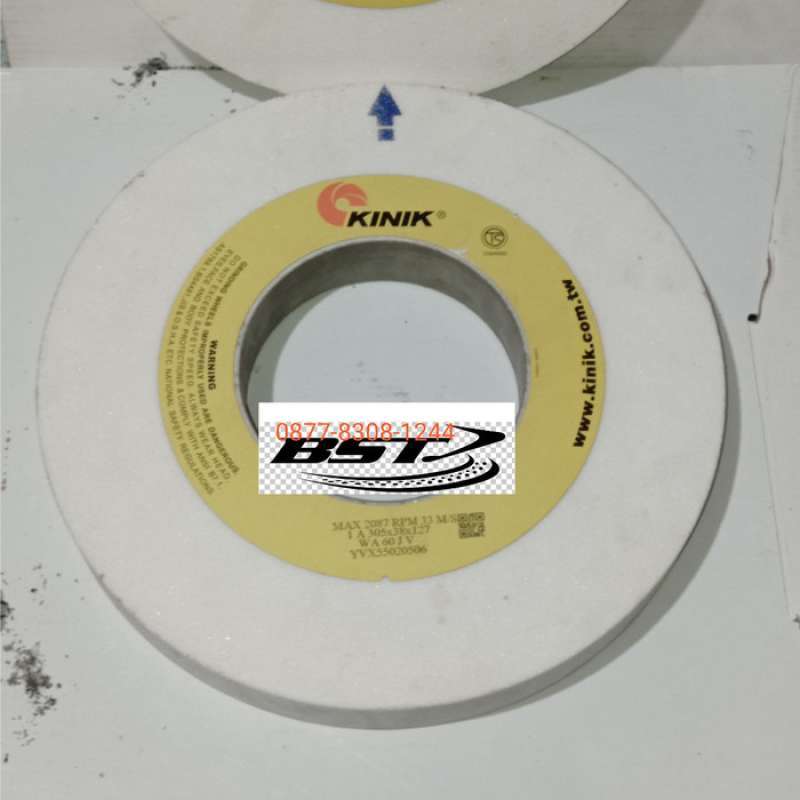 Promo KINIK Surface Grinding Wheel WA60 KV5A - 305 x 38 x 127mm batu ...
