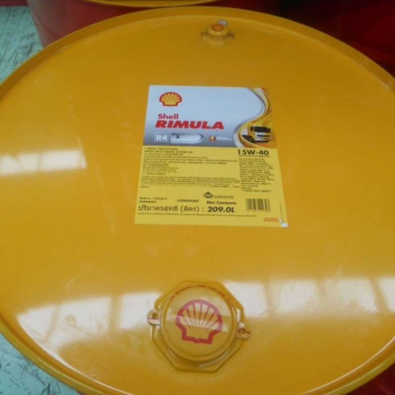 Promo Oli Mesin Diesel Sae 15W-40 Api Ci-4 Shell Rimula R4X 200 Liter ...
