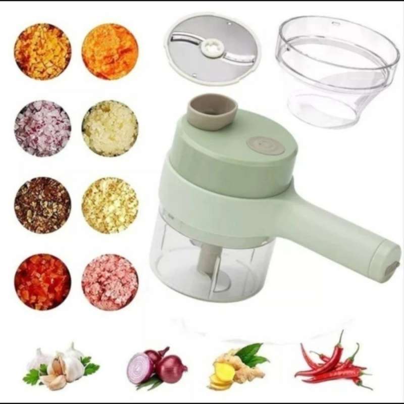 Promo Hand Food Chopper Pemotong Sayuran Elektrik Blender USB Alat ...