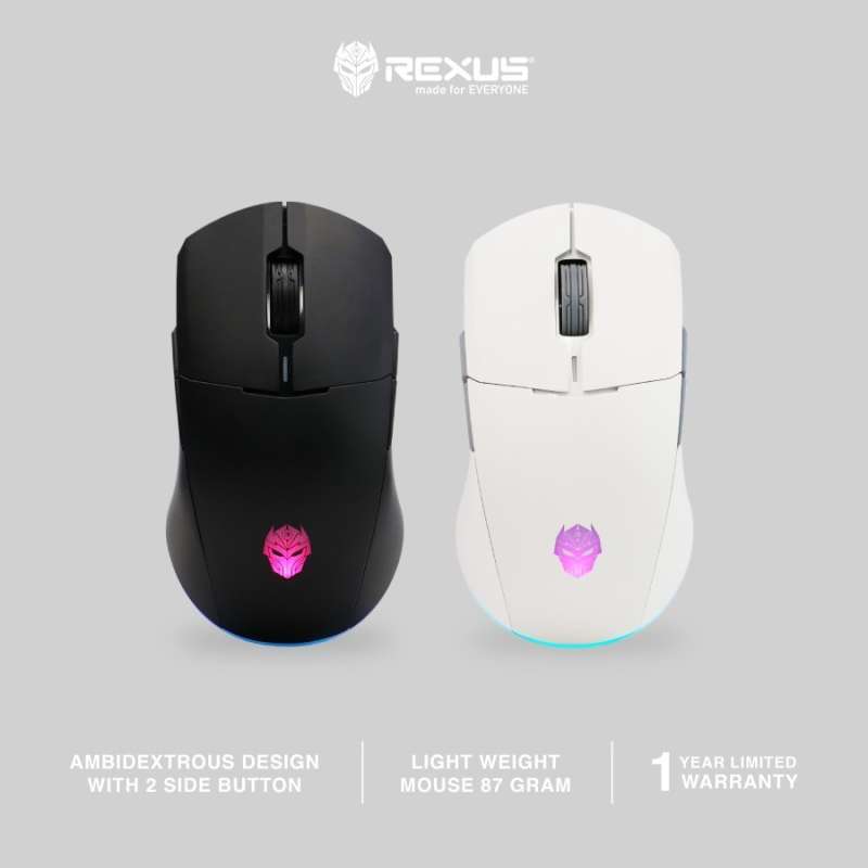Promo Rexus Arka Ii Rx 107 Dual Connection Rgb Wireless Gaming Mouse Hitam Diskon 33 Di