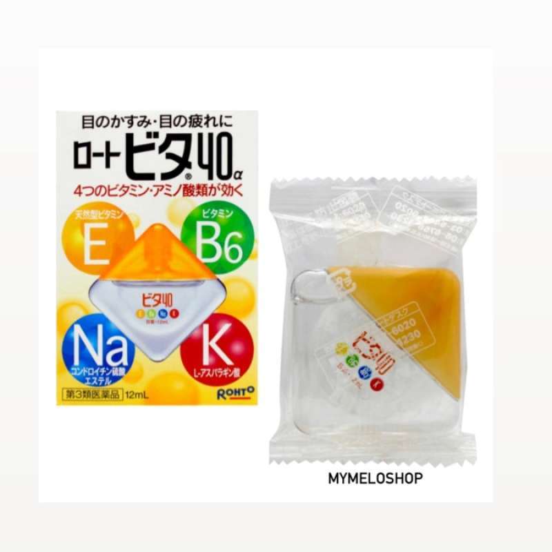 Promo ROHTO VITA VITAMIN 40a ALPHA VITAMIN EYE DROPS 12ml MADE IN JAPAN ...