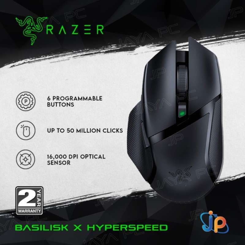 Promo Mouse Gaming Razer Basilisk X Hyperspeed Wireless - Optical Mouse ...