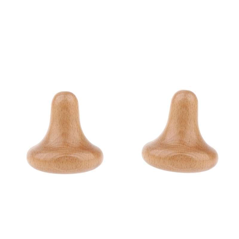 Promo 2x Mushroom Shaped Wood Acupuncture Trigger Point Massage for ...