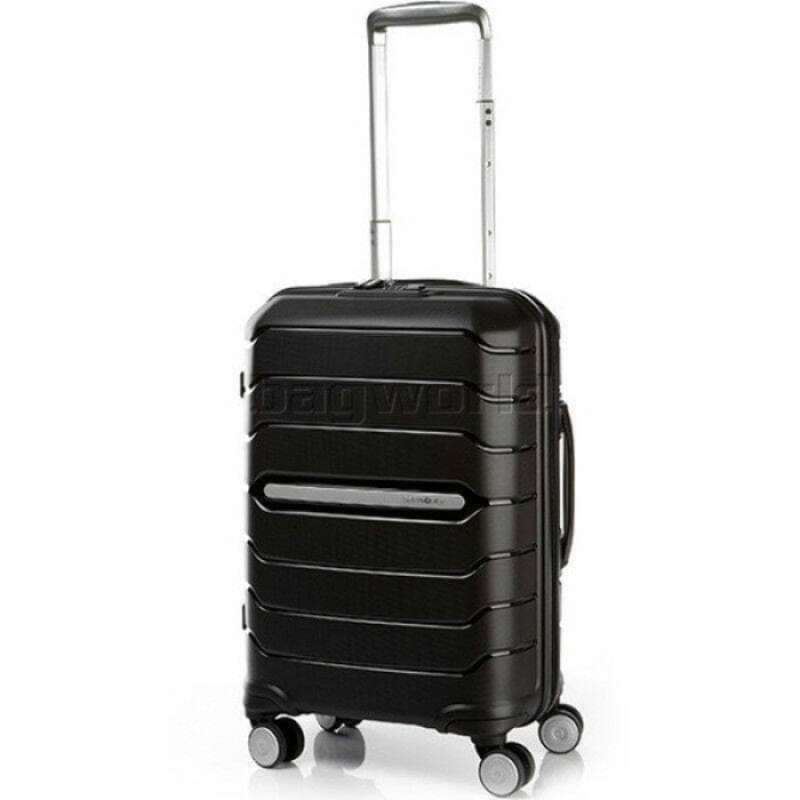 Promo Samsonite Octolite Small/Cabin 55cm Hardside Suitcase Black 74643 ...