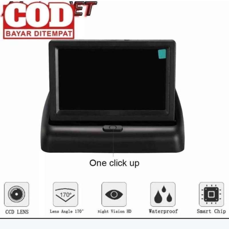 Jual LCD clip on layar 4.5 inchi buat mobil pribadi truk maupun rumah ...
