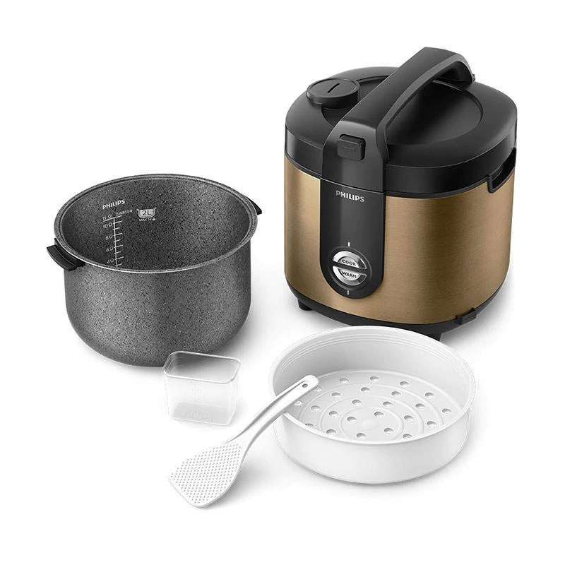 Jual PHILIPS HD3138/34 Rice Cooker - Gold [2 Liter] di Seller WAHANA ...