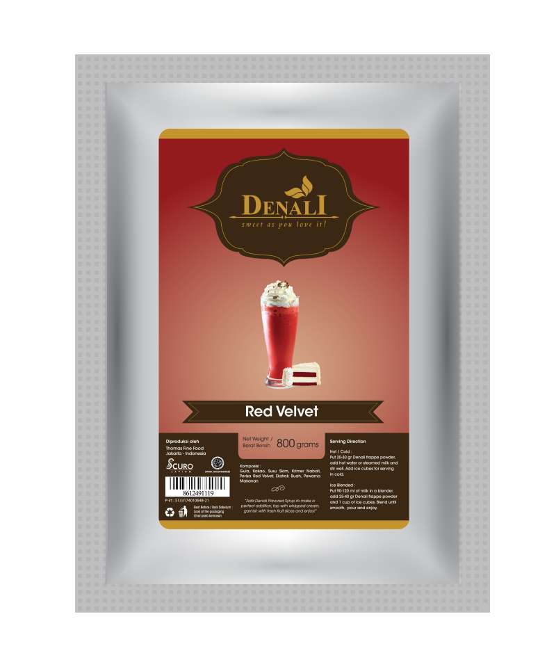 Jual Red Velvet Powder Denali 800gr Di Seller Refatoffee - Bintara ...