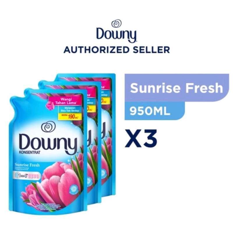 Jual Downy Pelembut & Pewangi Pakaian Konsentrat Sunrise Fresh 950ml ...