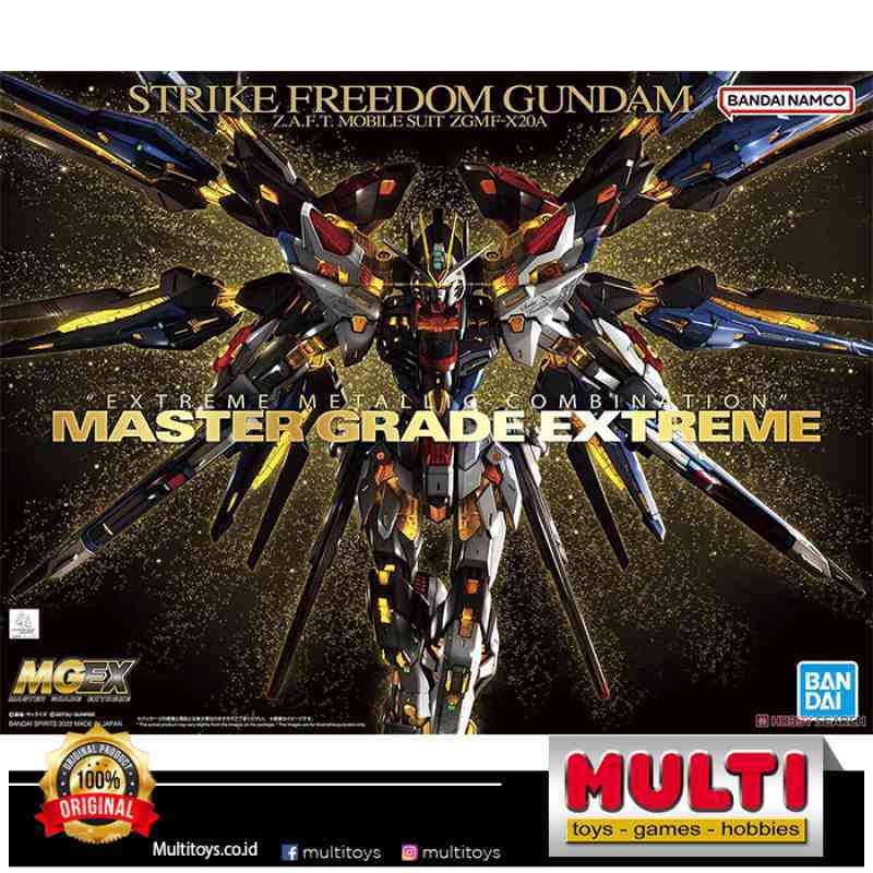 Jual GUNDAM MGEX STRIKE FREEDOM 63368 di Seller Multi Toys Official ...