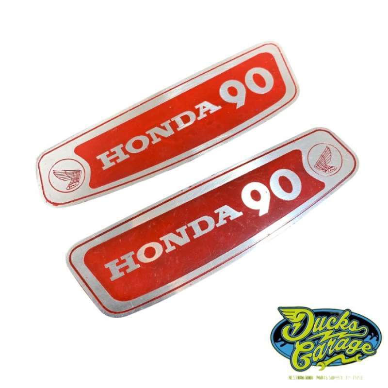 Promo Emblem Decal Plat Besi Tangki Tanki Honda C90 Diskon 23% di ...