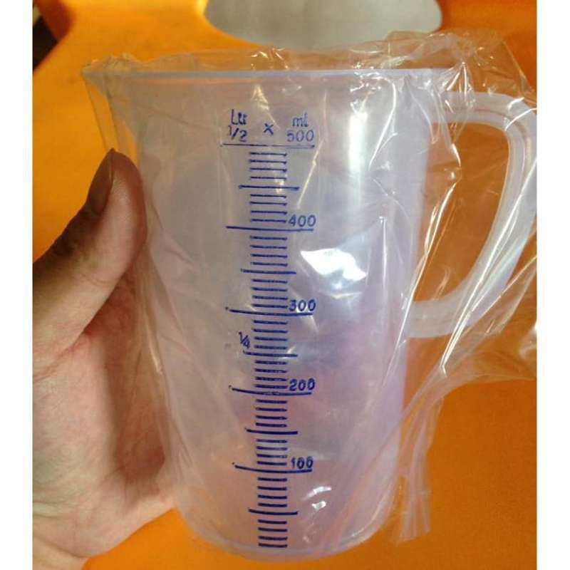 Jual gelas ukur / takar plastik 500 ml di Seller Sabar Jaya - Pasar ...