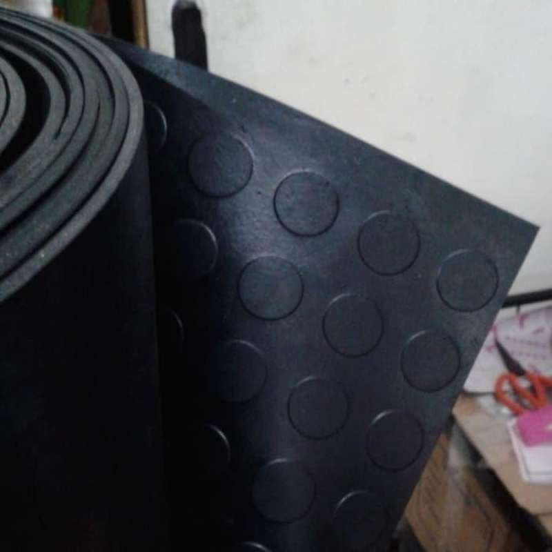 Jual Karpet Karet Roll Motif Koin / Coin Meteran, Tebal 4 Mm, Lebar 1.2 M Di Seller Sabar Jaya ...