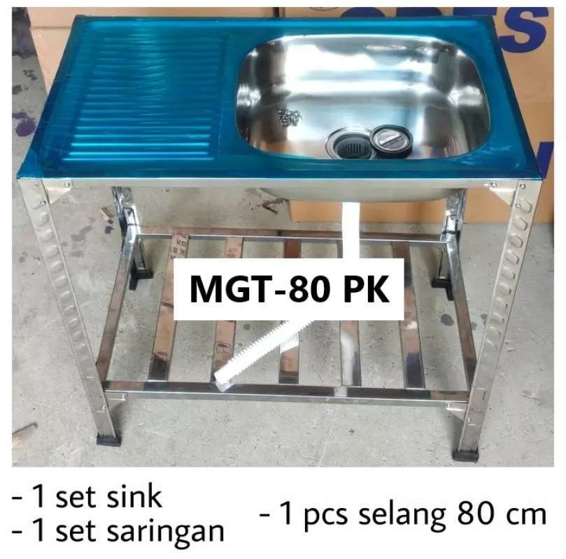 Jual Bak Cuci Piring Kitchen Sink Ss Kaki Mangrove 80 Cm Dengan Kaki Di Seller Graha Cemerlang ...