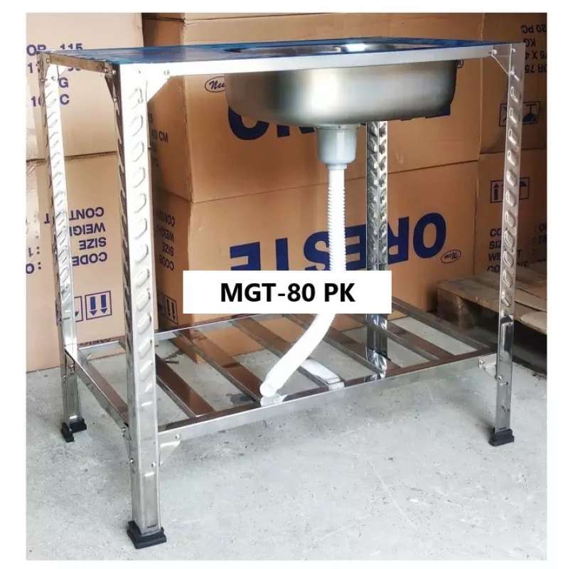 Jual Bak Cuci Piring Kitchen Sink Ss Kaki Mangrove 80 Cm Dengan Kaki Di Seller Graha Cemerlang ...
