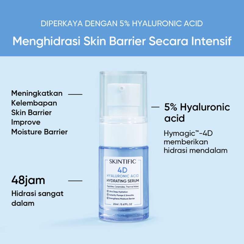 Jual Skintific 2pcs Set With Serum (cream +serum) Paket Skincare ...