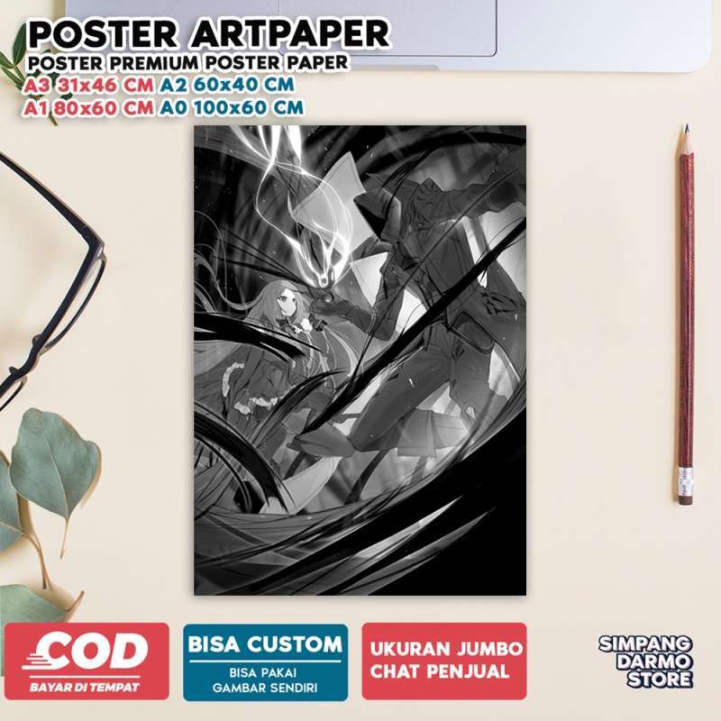 Jual Poster The Eminence in Shadow Cid Kagenou Shadow Alpha Gamma Betha ...