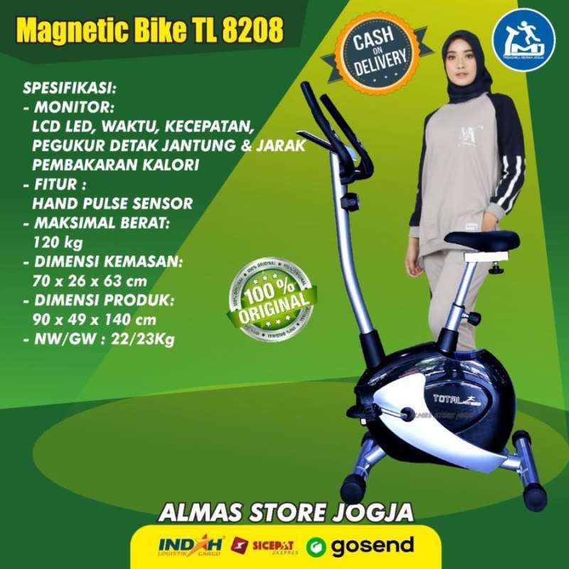 Jual Sepeda Speda Statis Static Magnetik Magnetic Bike Olahraga Tl 8208 ...