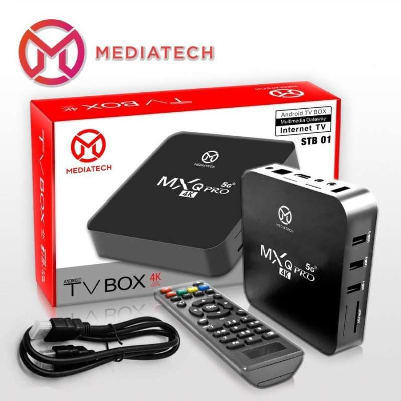Jual Mediatech Tv Box Mxq Pro 4k Android 10.0 [2gb+16gb] Di Seller ...