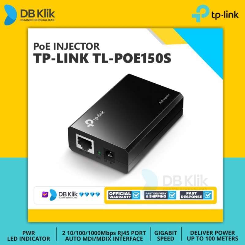 Promo TL-POE150S INJECTOR - Injector POE TP Link POE150S Gigabit Diskon ...