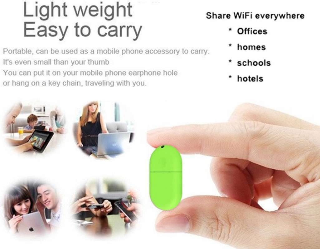 Promo Mini Dongle USB Round Shape WiFi + HotSpot Diskon 23% di Seller ...
